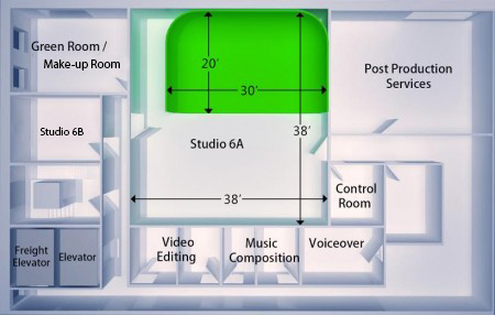 Green Screen Studio 6A - Big Apple Studios